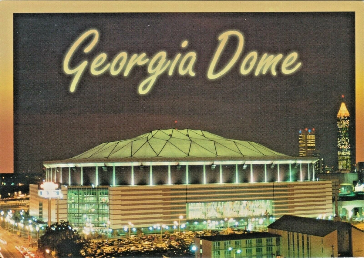 Georgia Dome At Night