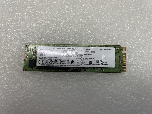 HP 937006-001 Micron 1300 256GB M.2 MTFDDAV256TDL Opal2 SSD Disque Dur ...
