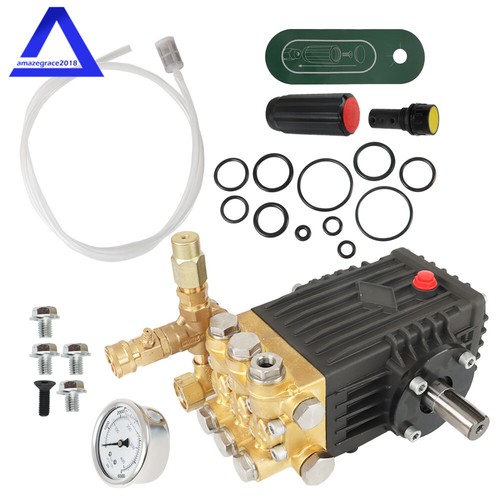 Pressure Power Washer Pump 3600 PSI 4.9GPM 4mm Solid Shaft Belt Drive ...