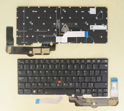 New for Lenovo Thinkpad T14s Gen 3 21BR 21BS Keyboard Backlit Canadian ...
