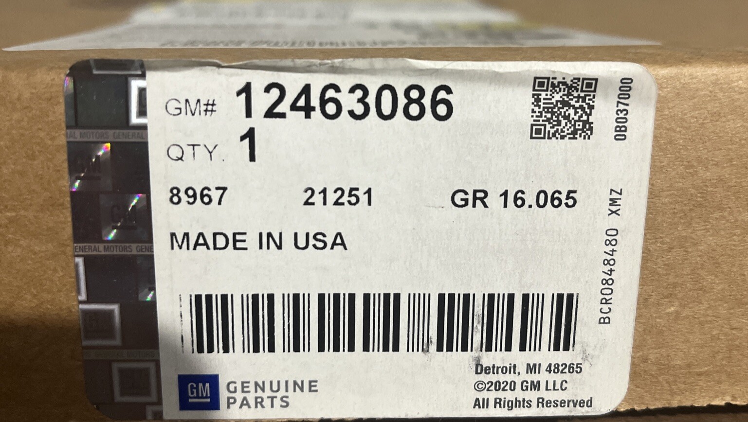 Genuine GM Windshield Washer Nozzle Hose 12463086 | eBay