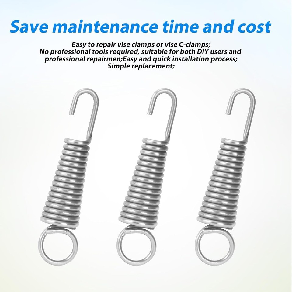 12pcs Irwin Vise Grip Spring Clamp, Carbon Steel Replacement Springs ...