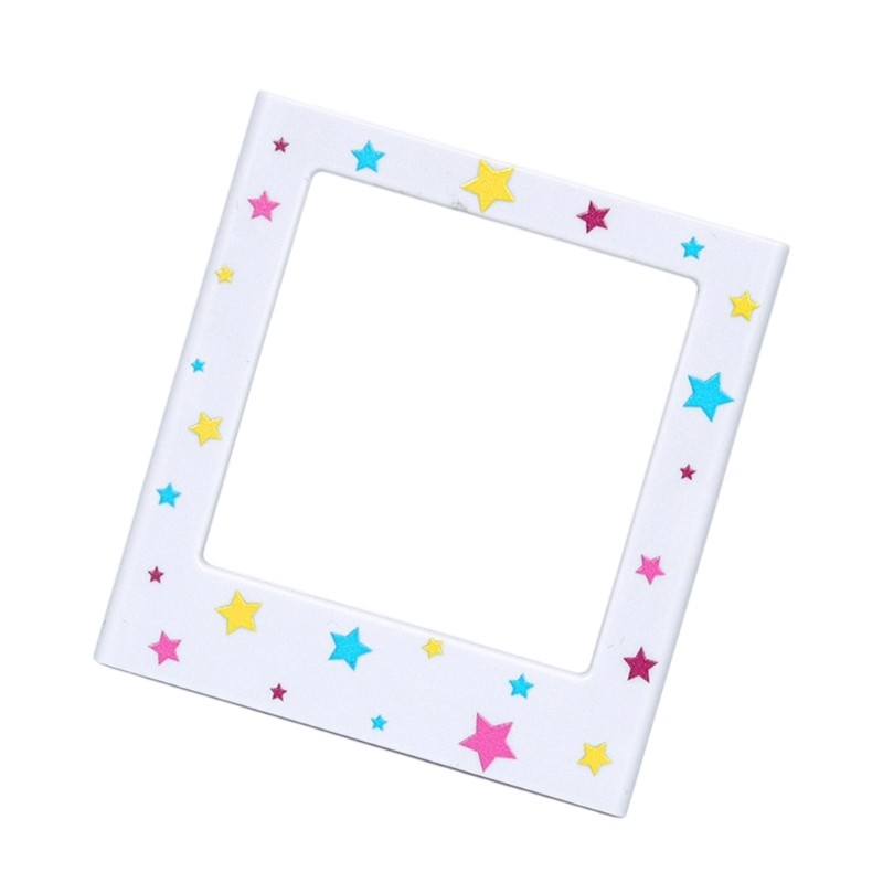 Photo Frame Stand Square Shape Space Saving for Special Presents | eBay ...