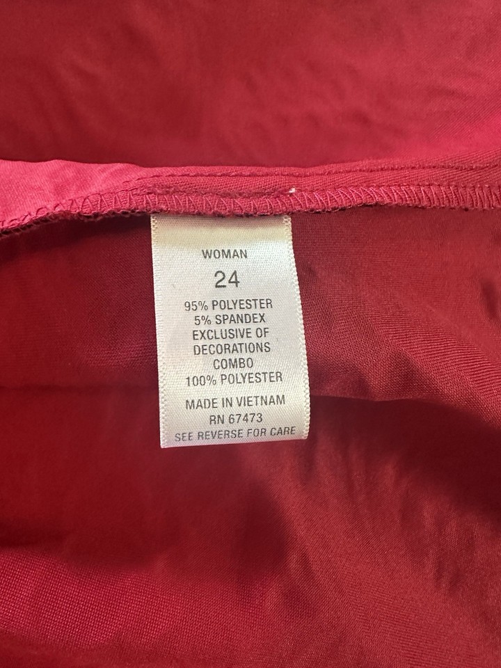 Women’s Plus Size Red Formal Dress Size 24 | eBay