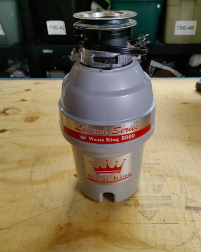 Garbage Disposer 1.0-hp Continuous Feed - L-8000 Waste King Legend ...