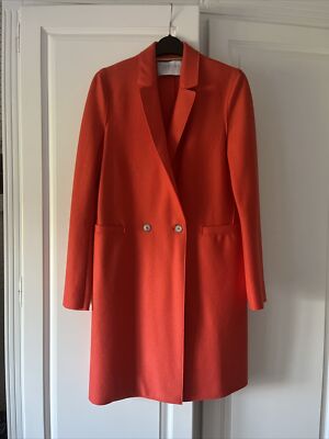 Harris Wharf London Women’s Wool Coral Coat Size IT38 New Without Tags ...