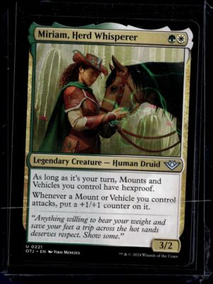 Miriam, Herd Whisperer - 221 - OTJ - NM - MTG Magic the Gathering | eBay