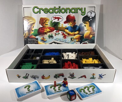 LEGO Games CREATIONARY (#3844) Complete Bricks No Instructions Box ...