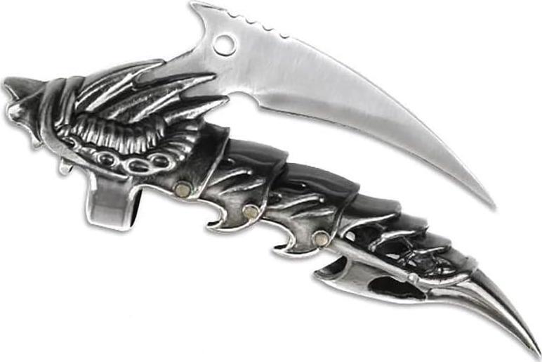 5.5 Iron Reaver Stainless Steel Blackened Silver Finger Claw | eBay