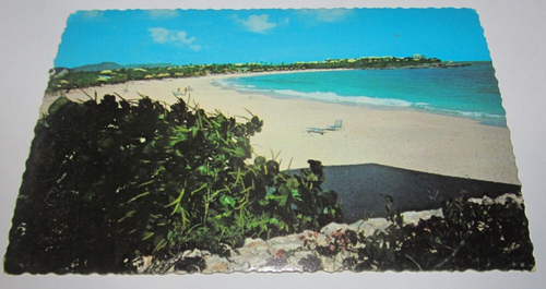 St. Martin Saint Maarten West Indies Postcard Beach Mullet Bay Hotel | eBay