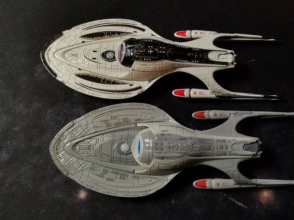 NO MODEL - ODYSSEY CLASS USS ENTERPRISE-F WATERSLIDE DECALS! Star Trek ...