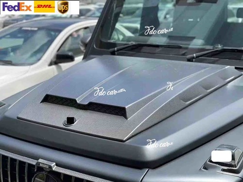 Matte Carbon Fiber B Hood Scoop Bonnet For Mercedes G Wagon W463 G500 ...