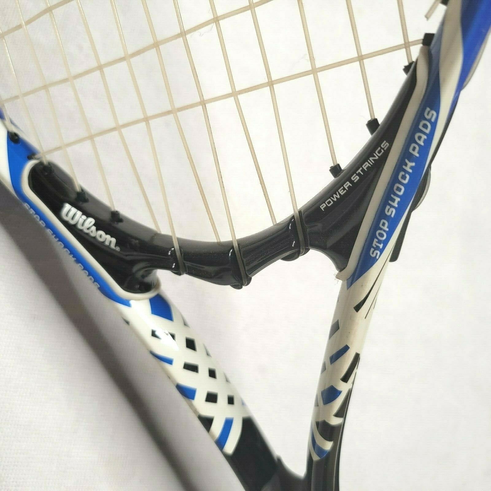 Wilson Tour Slam Tennis Racket Racquet Power Strings Stop Shock Pads 4 ...