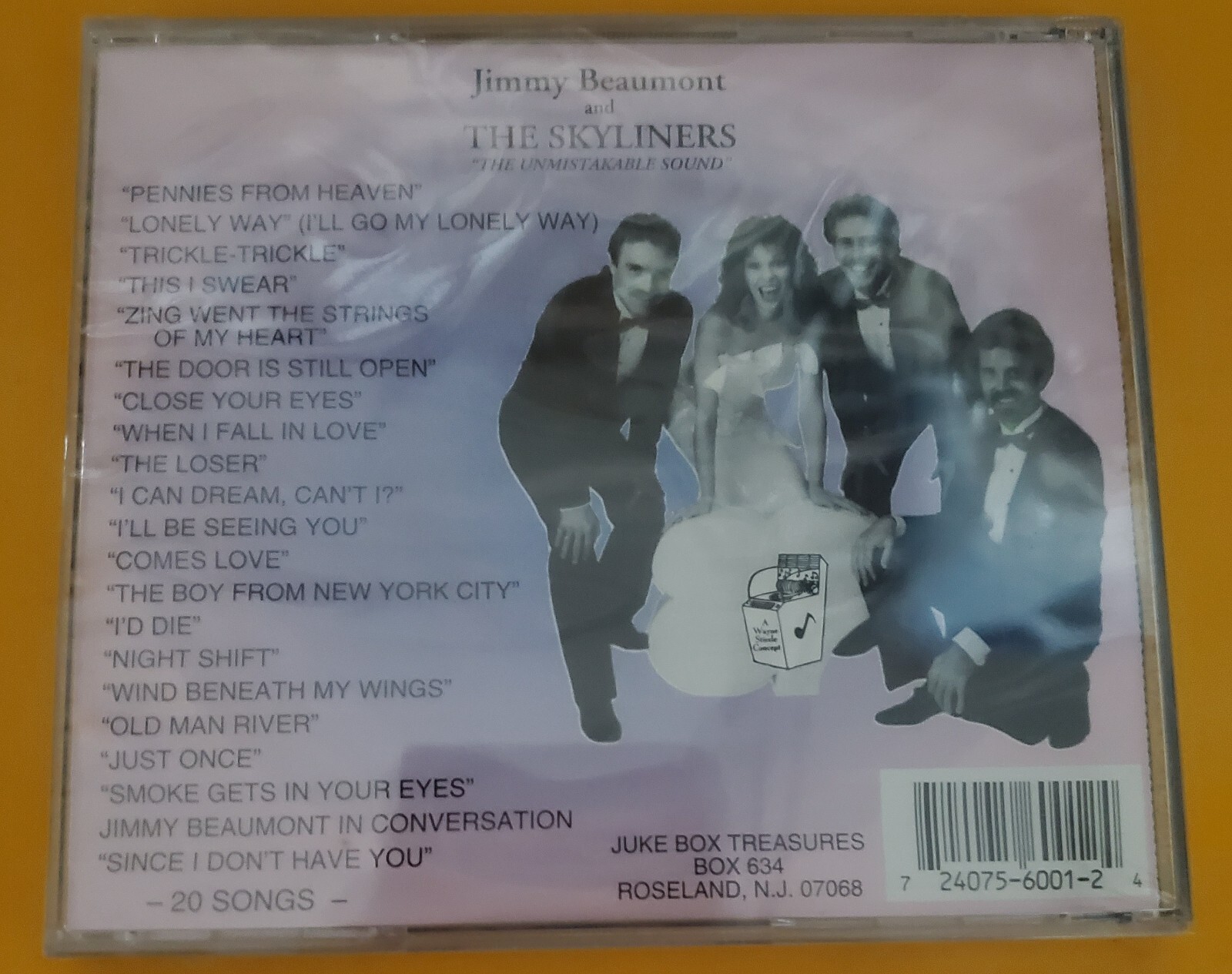 Jimmy Beaumont & The Skyliners CD Encore of Golden Greats (Live ...