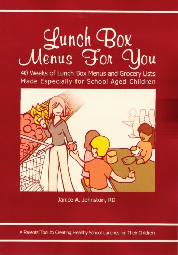 LUNCH BOX MENUS FOR YOU By Janice A. Johnston **Mint Condition ...