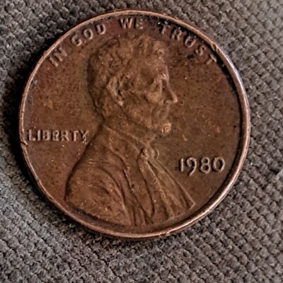 1980 lincoln penny no mint mark rare Red | eBay