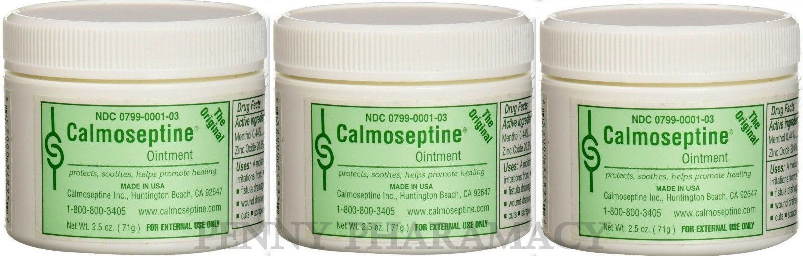 Calmoseptine Ointment JAR 2.5oz ( 3 PACK ) PHARMACY FRESH! / | eBay