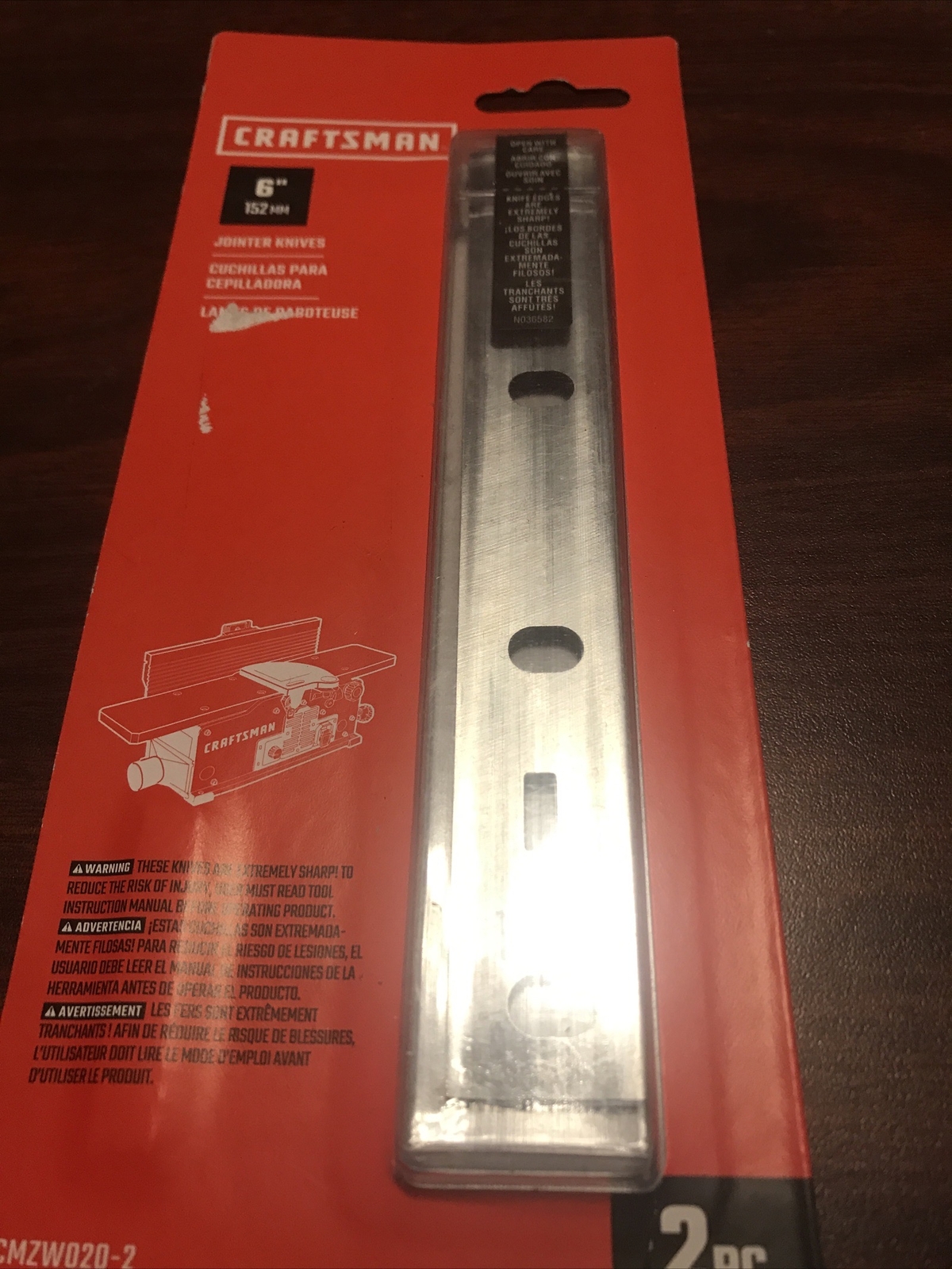 Craftsman 6” Jointer Knives Set 2 | eBay
