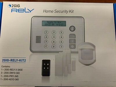 New 2GIG-RELY-KIT2 3-1-1 Home Security Kit - White | eBay