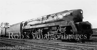 Pennsylvania Railroad T-1 Sharknose 6111 Steam Train photo 1930s Art ...