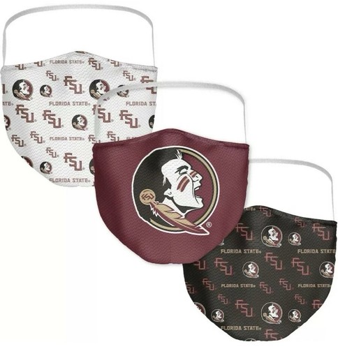 Florida State Seminoles Face Masks LOT of 5 Packs (15 Masks) Fanatics ...