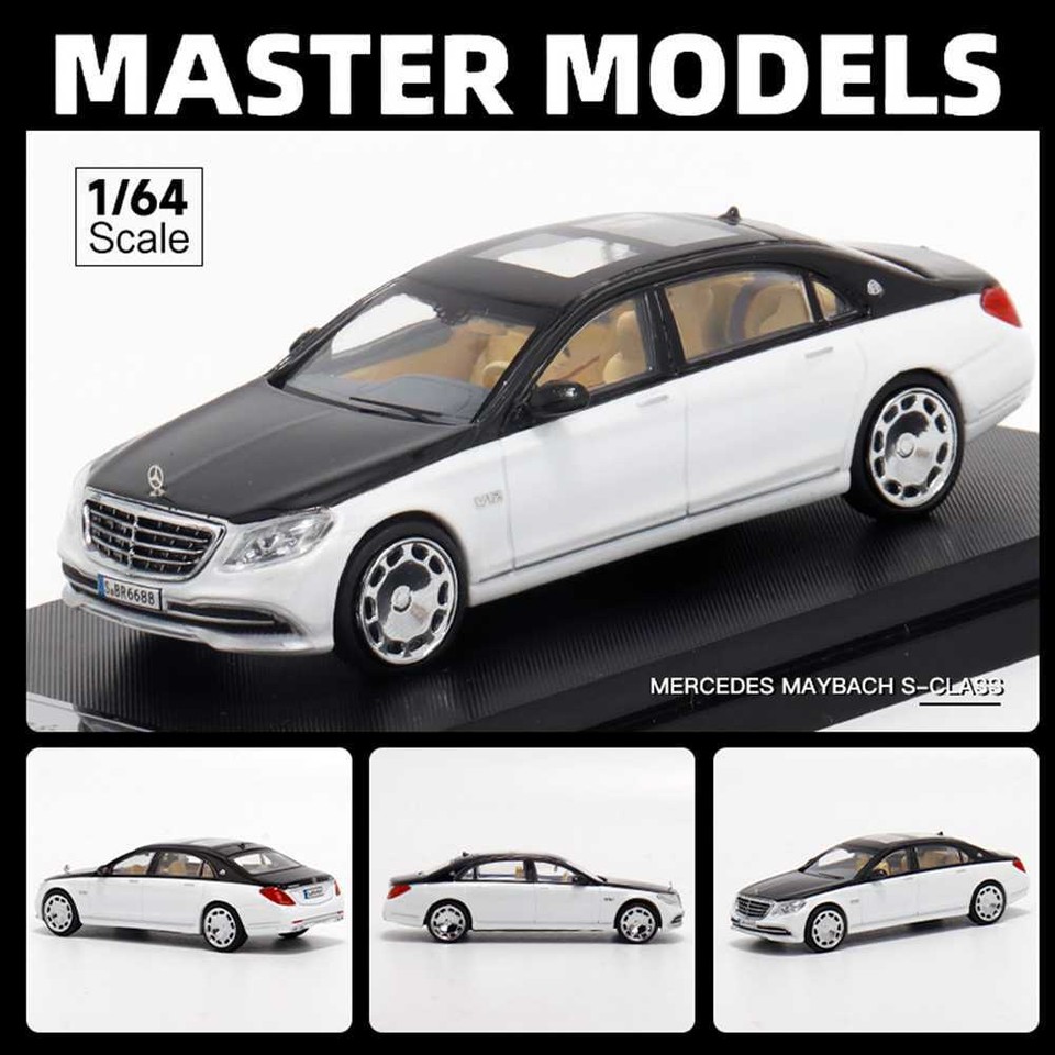 1:64 Master Mercedes Benz Maybach S650 Diecast Toys Car Model Double ...