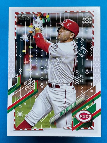 2021 Topps WalMart Holiday Christmas Lights Joey Votto #HW126 ...