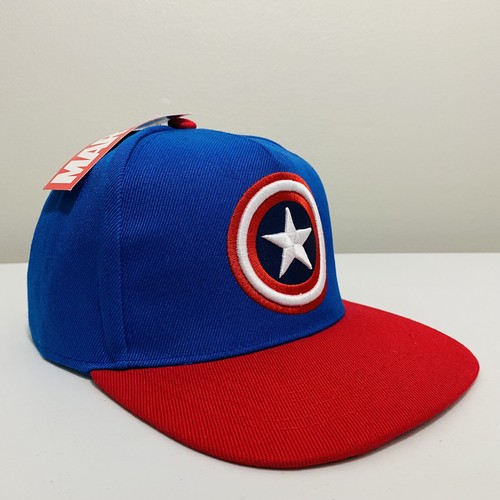 Marvel Captain America Adjustable Snapback Cap Hat Red/White/Blue One ...