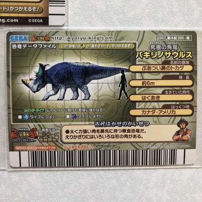 Dinosaur King Pachyrhinosaurus Card