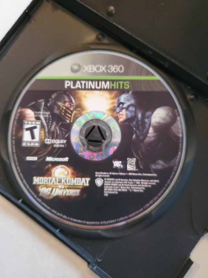 Mortal Kombat Vs. DC Universe (Microsoft Xbox 360) Disc Only | eBay