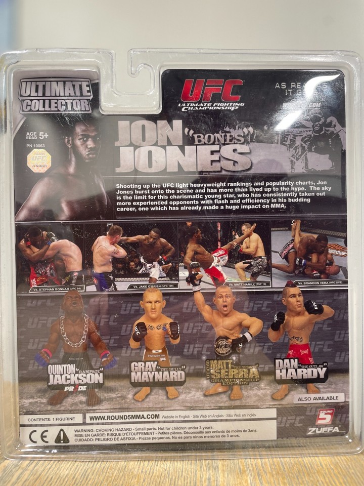 Round 5 Jon Jones UFC Ultimate Collector Limited Edition Action Figure ...