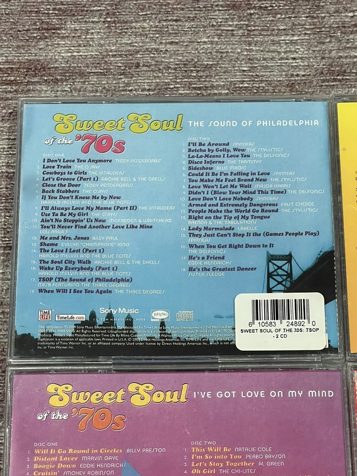 Time Life's : Sweet Soul Of The '70s [ 8 CD Set , 2009 ] 128 Hits New ...