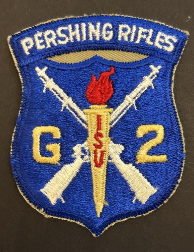Pershing Rifles Company G-2 Iowa State University Shield Patch ROTC | eBay
