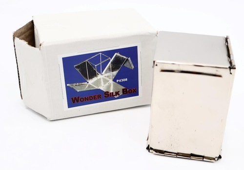 Wonder Silk Box Improved (Metal) Production Magic Trick | eBay