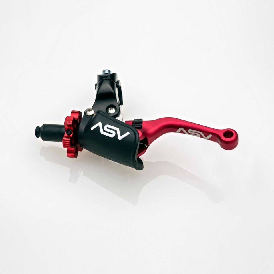 ASV Red Off-Road Shorty Brake+Pro Perch Clutch Lever For Yamaha ...