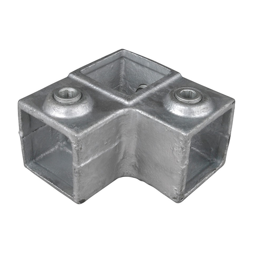 Industrial Handrail Galvanised Mild Steel Square Key Clamp Fittings Box ...