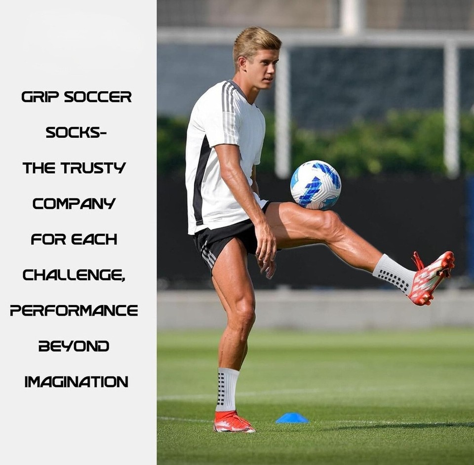 3 Pairs Sport Socks Men Soccer Basketball Football W/Grip Slip Anti ...