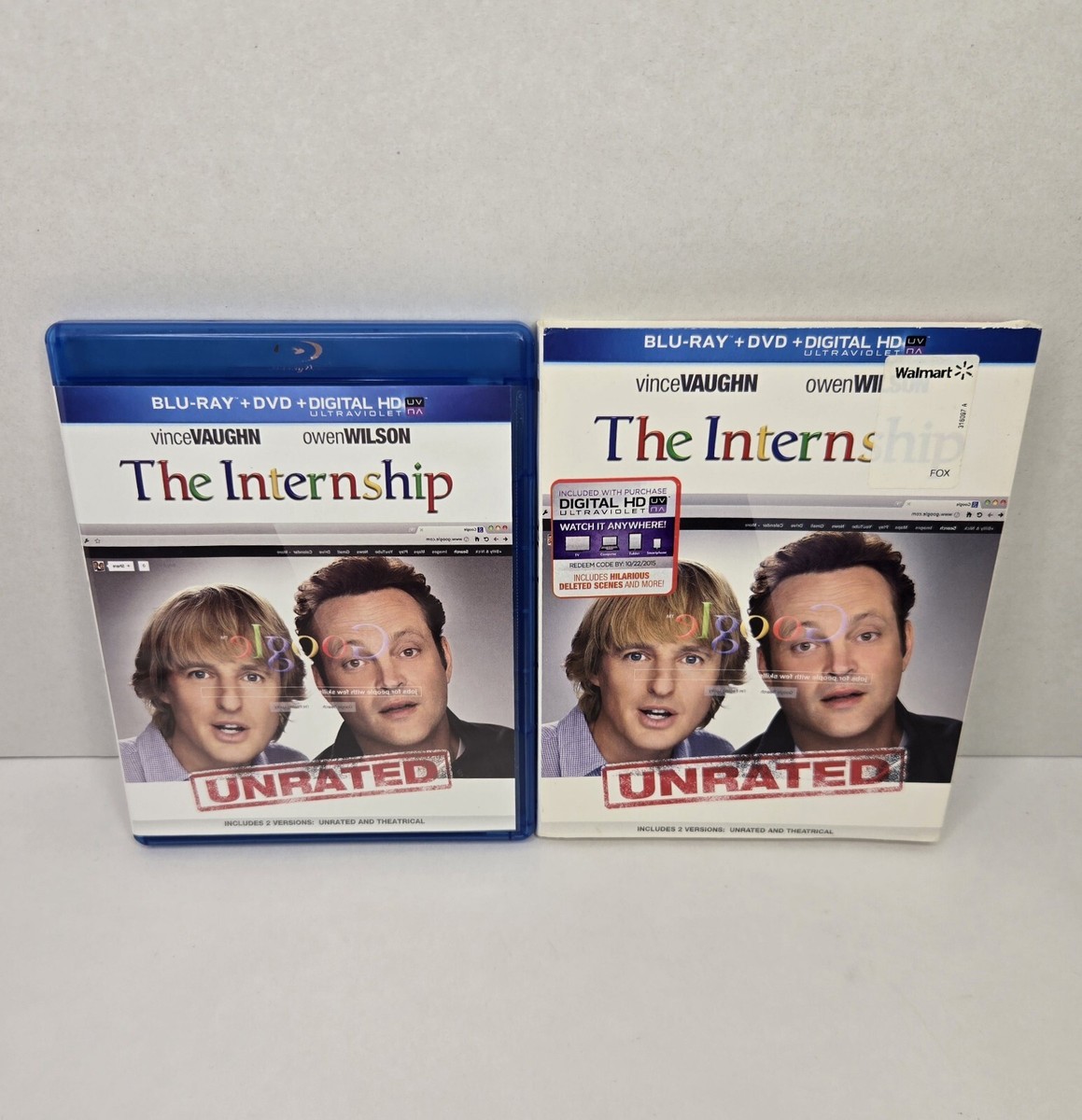 The Internship Blu Ray Cover