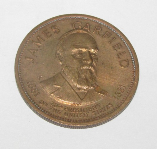 James Garfield President USA Souvenir Token Medal Collector's Coin | eBay