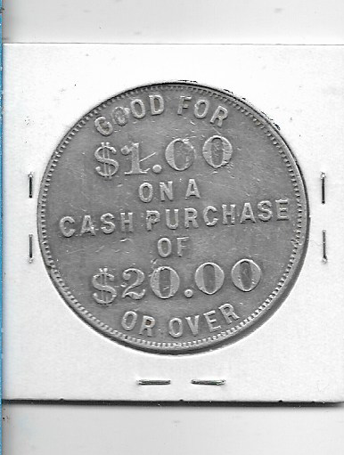 Logansport, Indiana Trade Token CHAS. YOUNG AND SON $1.00 | eBay