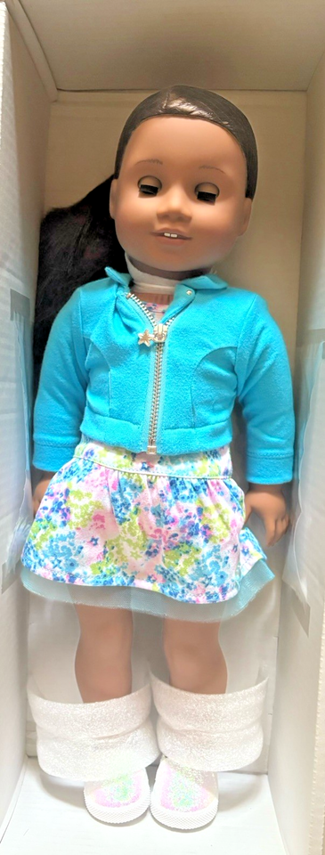 American Girl Truly Me #47 Dark Skin, Dark Brown Hair, Brown Eyes ...