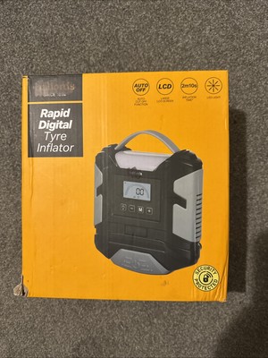 Halfords Rapid Digital Tyre Inflator 2m10s 514374 BNIB | eBay UK