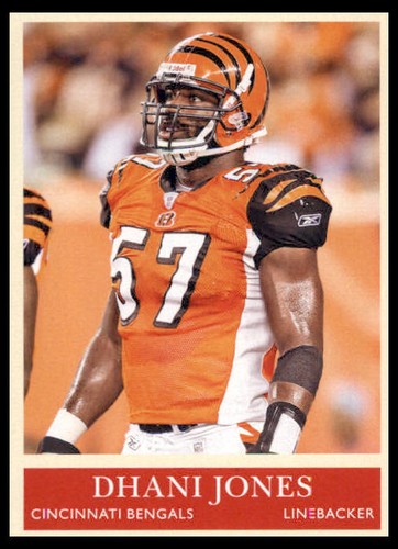 2009 Philadelphia #45 Dhani Jones Cincinnati Bengals Football Card | eBay