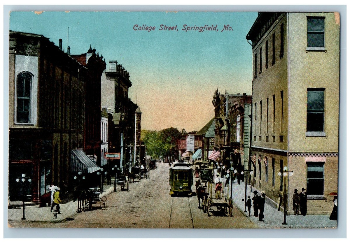 Vintage Images Postcards Springfield Mo Celebrating 100 Years Of