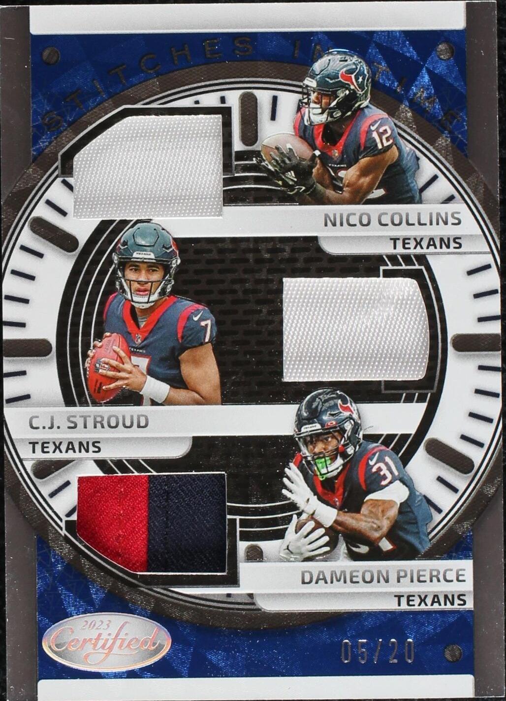 2023 Panini Certified - Stitches in Time Triple C.J. Stroud, Nico ...