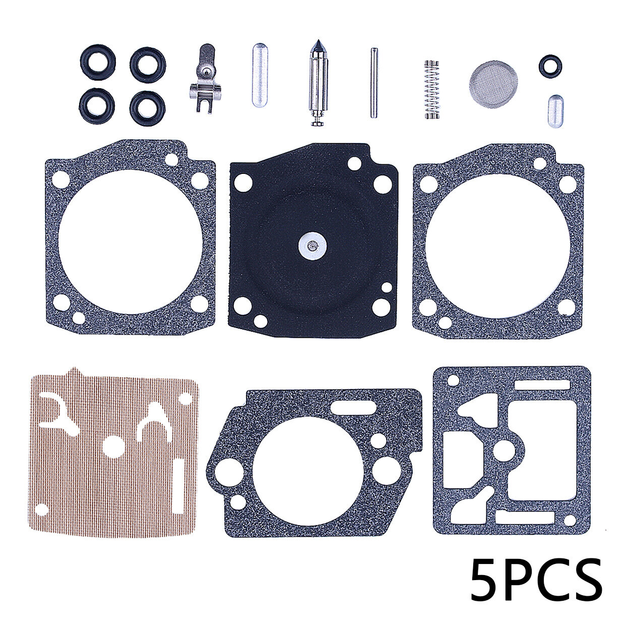 Pack of 5 Carburetor Repair Rebuild Kit for Zama Carb RB-177 K750 K760 ...