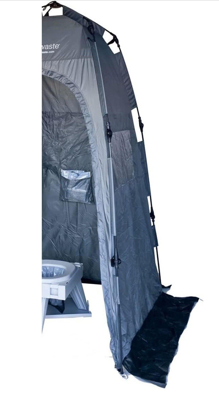 Cleanwaste Portable Dry Toilet System Privacy Tent, Toilet, Tote ...