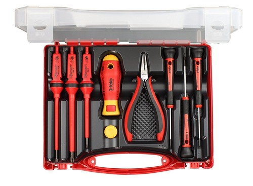 Felo VDE "E-SMART" Schraubendrehersatz 9 tlg. im Koffer Box "made in ...