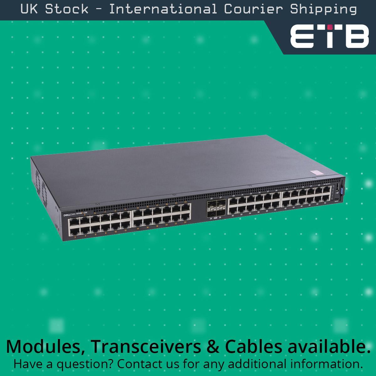 Dell EMC Networking N1148p 48-ports Managed Switch N1148p-on for sale ...