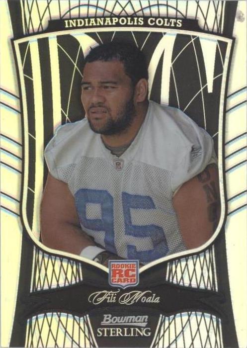2009 Bowman Sterling - Fili Moala #21 Black Refractor /50 (RC) for sale ...
